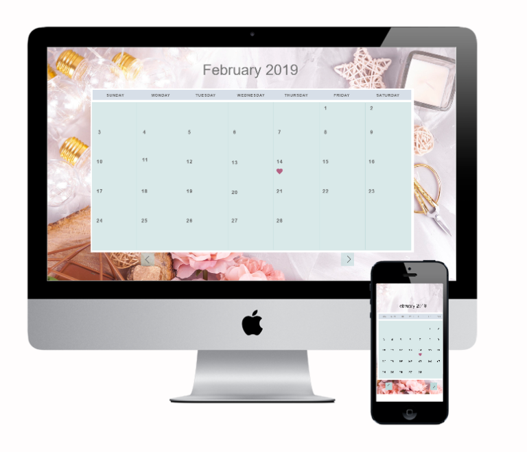 Showit Booking Calendar Template - Brand Me Gorgeous